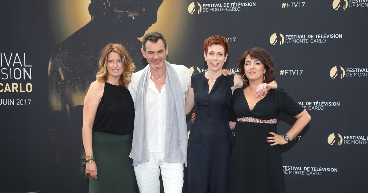 Anne Decis, Jérôme Bertin, Marie Réache et Stéphanie Pareja - Photocall ...
