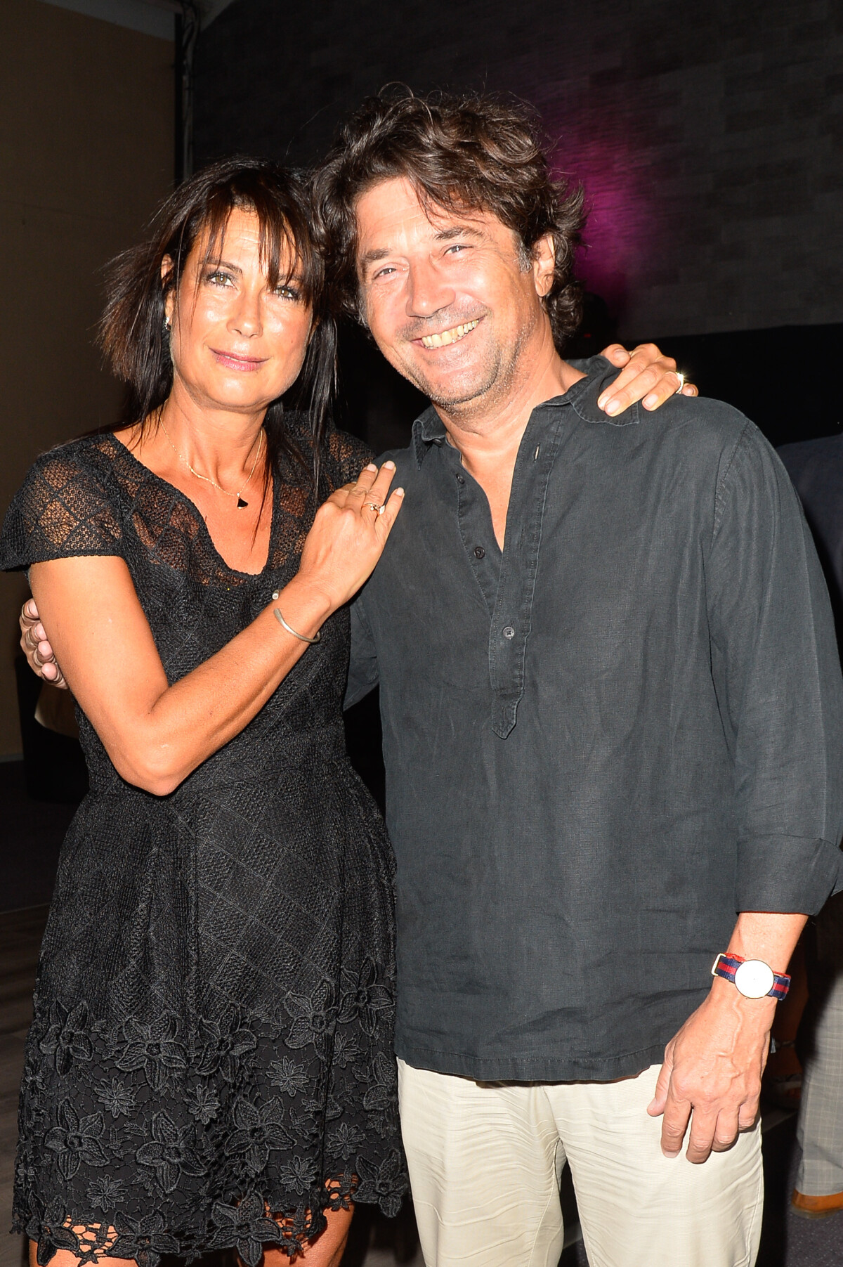 Photo : Exclusif - Anne Holmes et Bruno Madinier lors de la soirée ...