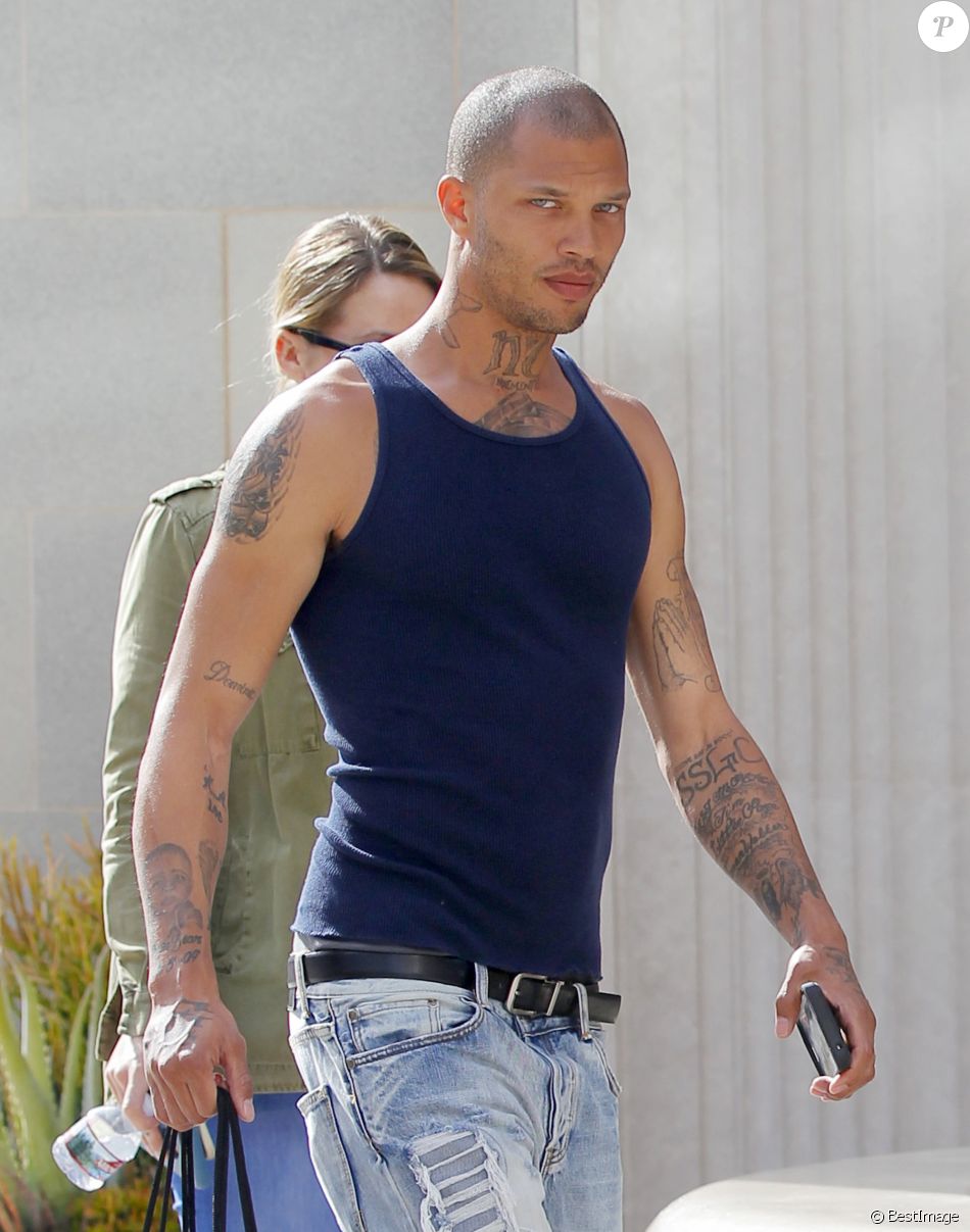 Jeremy Meeks à Beverly Hills, le 28 avril 2017 - Purepeople