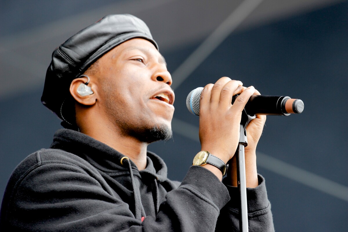 Photo : Tiggs Da Author au festival Lollapalooza à Paris, à l ...