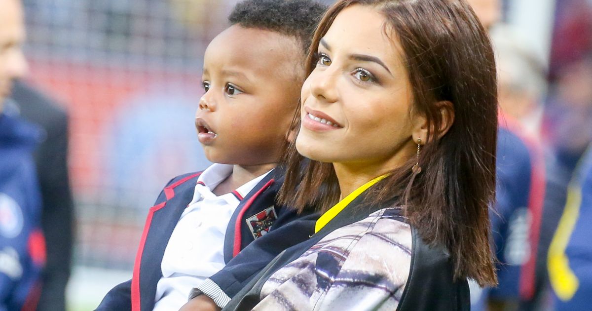 Isabelle Matuidi et son fils - Match de Ligue 1, Paris Saint-Germain ...