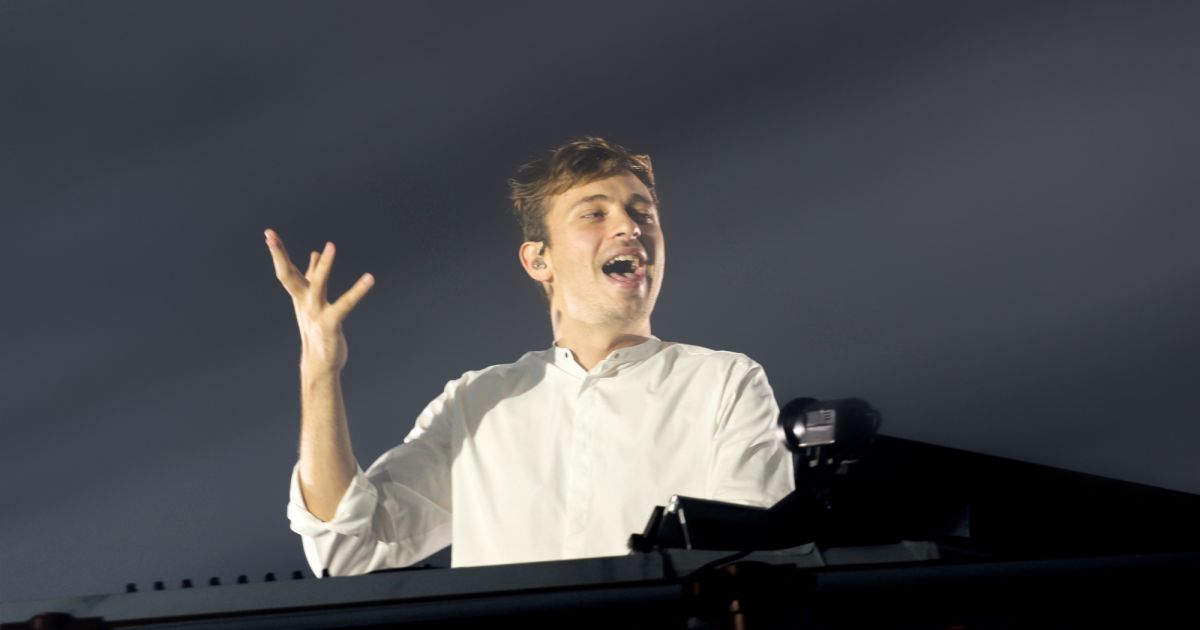 Flume (Harley Edward Streten) lors du festival Rock en Seine au Domaine ...