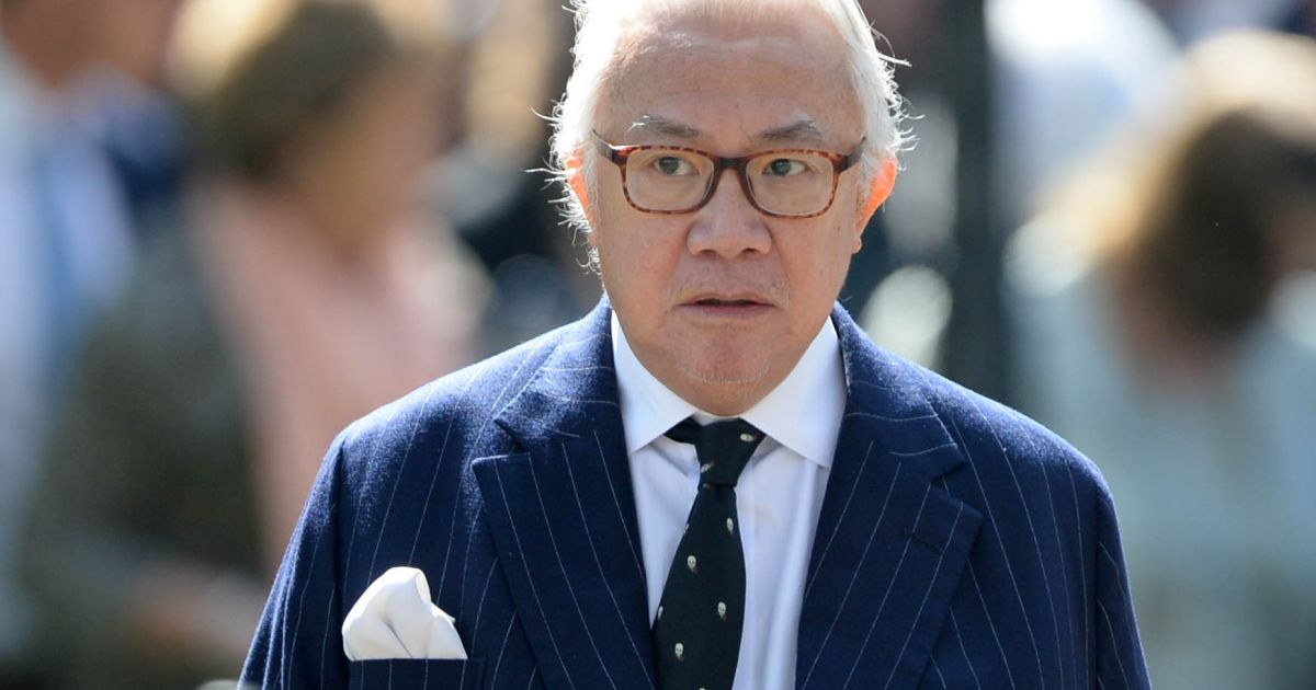Sir David Tang après la messe de Thanksgiving en la Chapelle de St ...