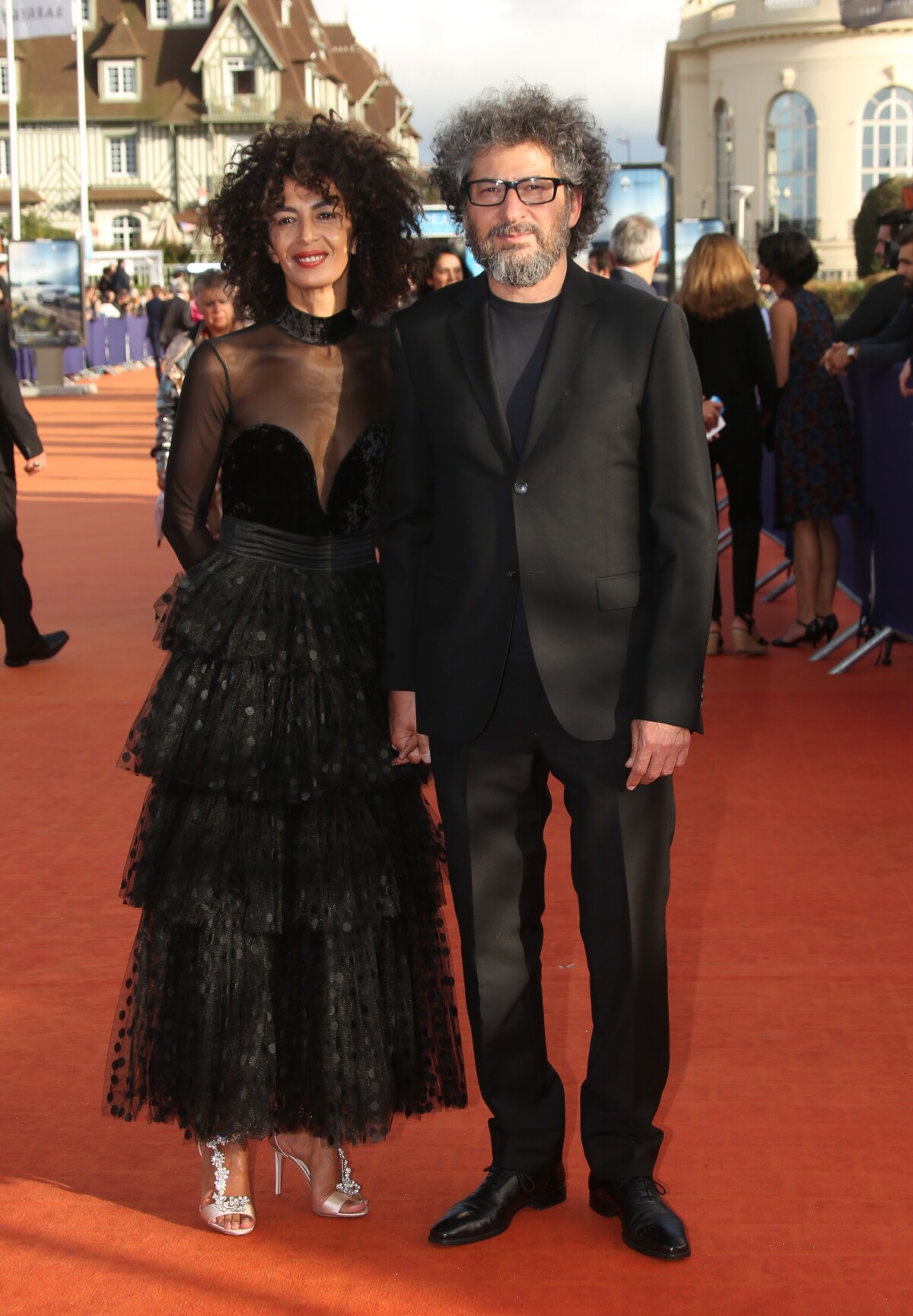 Photo : Radu Mihaileanu et sa femme à la première de "Le Château de ...