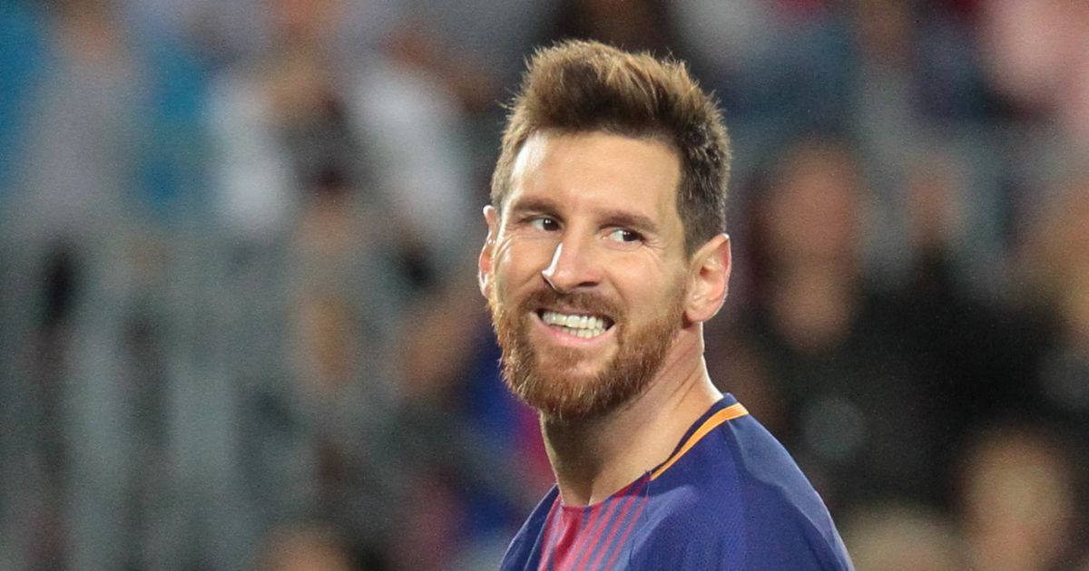 Lionel Messi - Premier match du joueur français Ousmane Dembélé avec le ...