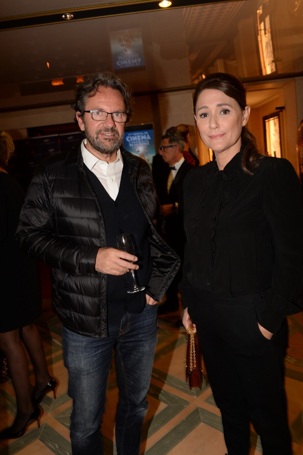Photo : Exclusif - Frédéric Lefebvre et Daniela Lumbroso au cocktail ...