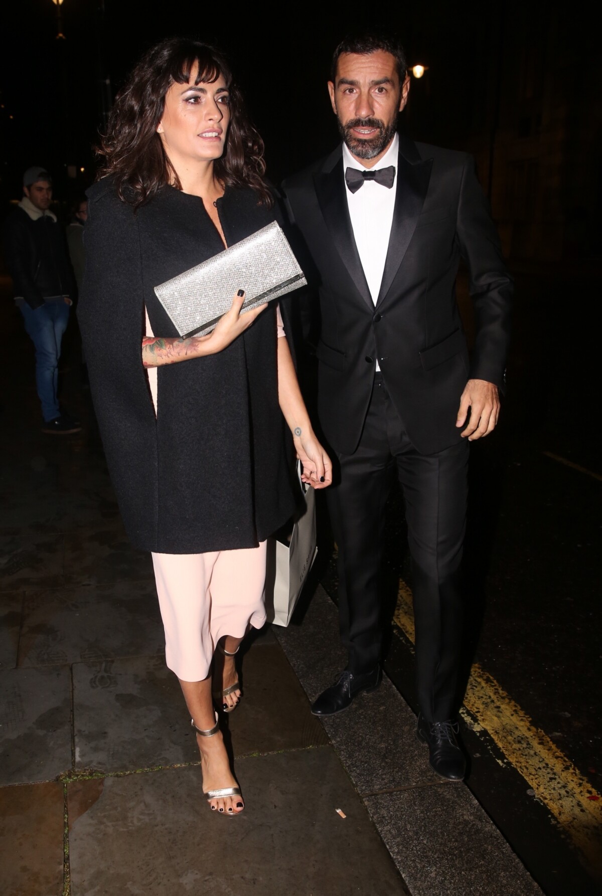 Photo : Jessica Lemarie-Pirès, Robert Pirès lors de la soirée du Global ...