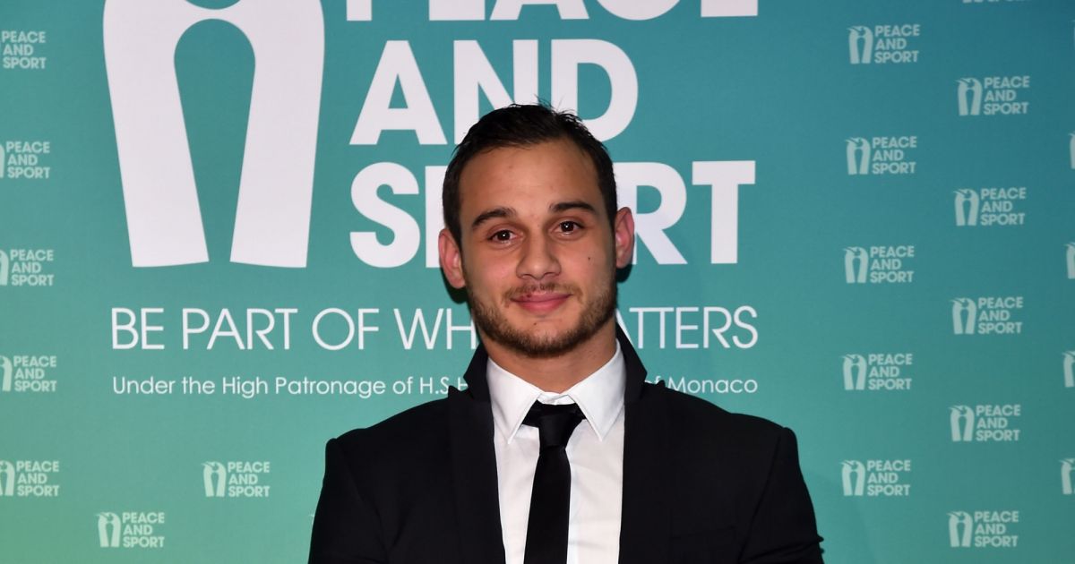 Samir Aït Saïd, le gymnaste français, durant la soirée de gala du 10ème ...