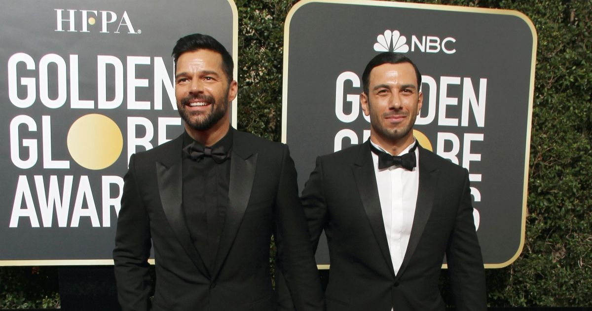 Ricky Martin et son mari Jwan Yosef sur le tapis rouge de la 75ème ...