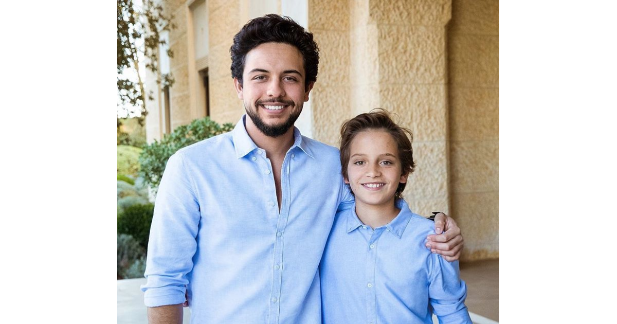 Le prince Hussein de Jordanie et son frère le prince Hashem, photo ...