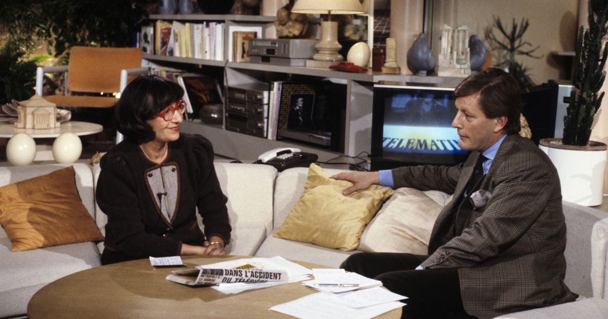 Françoise Xenakis et Roger Zabel sur le plateau de Télématin le 2 mars ...
