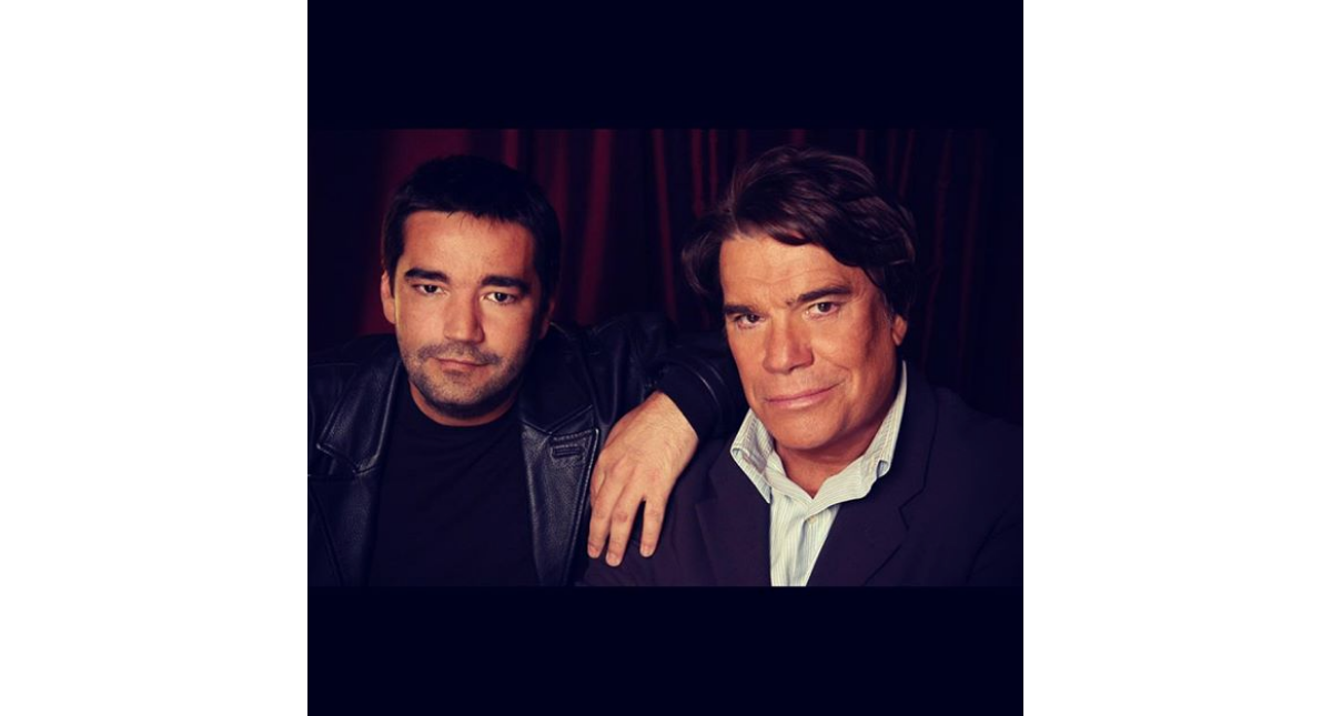 Photo : Stéphane Tapie et son père Bernard Tapie. - Purepeople