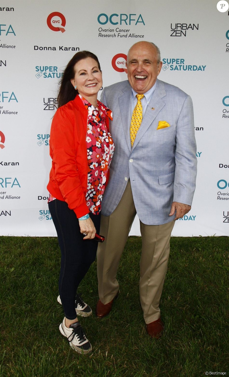 Rudy et Judy Giuliani - Photocall du 20th annual CRFA à Los Angeles, le ...