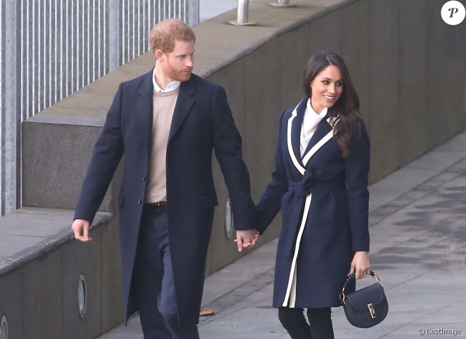 Le prince Harry et sa fiancée Meghan Markle viennent célébrer la ...