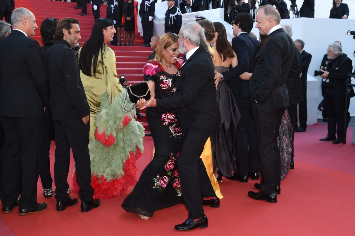 Photo : Alessandra Lo Savio et Terry Gilliam - Montée des marches du ...