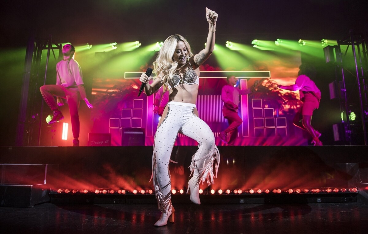 Photo : Rita Ora en concert à l'O2 Academy à Birmingham, le 16 mai 2018 ...