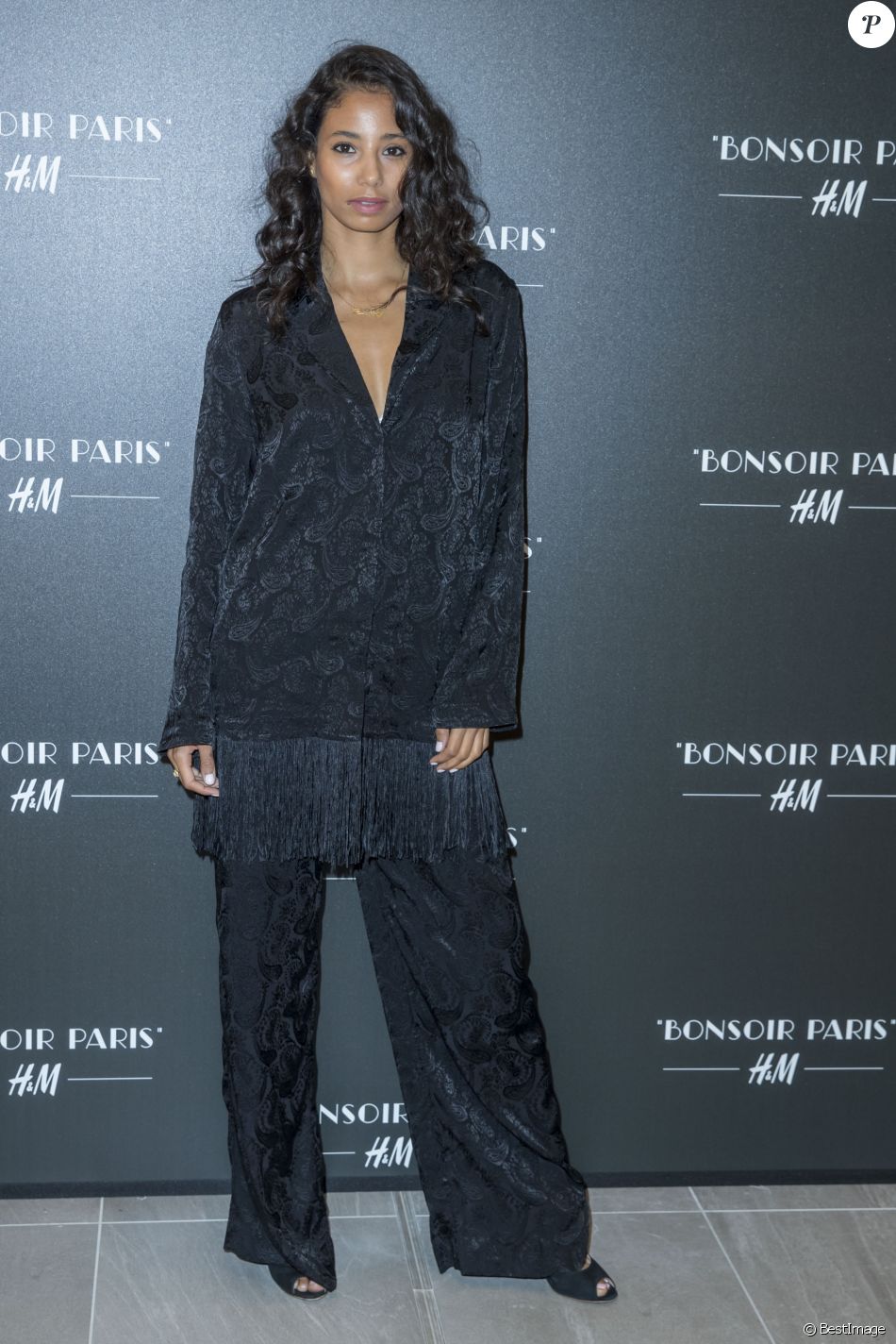 Hajiba Fahmy - Soirée d'ouverture du nouveau flagship H&M avec la ...