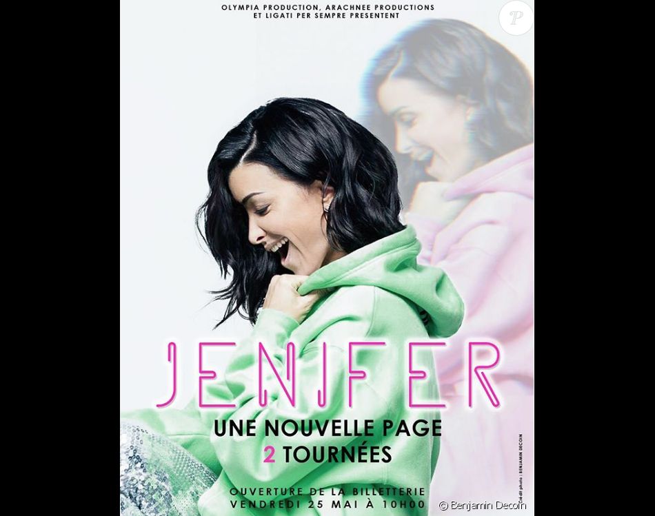 Jenifer annonce deux tournées sur son compte Instagram, mai 2018 ...