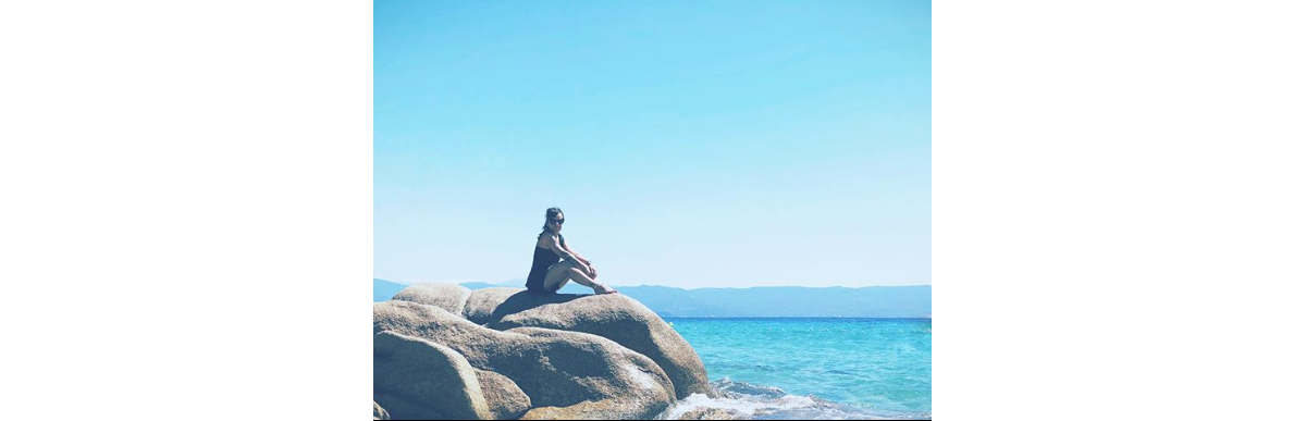 Photo : Alizée en Corse, le 12 août 2018. - Purepeople