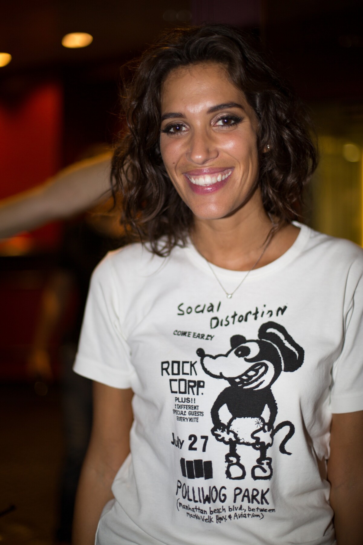 Photo : Laurie Cholewa - People sortant de l'Olympia pour le concert de ...
