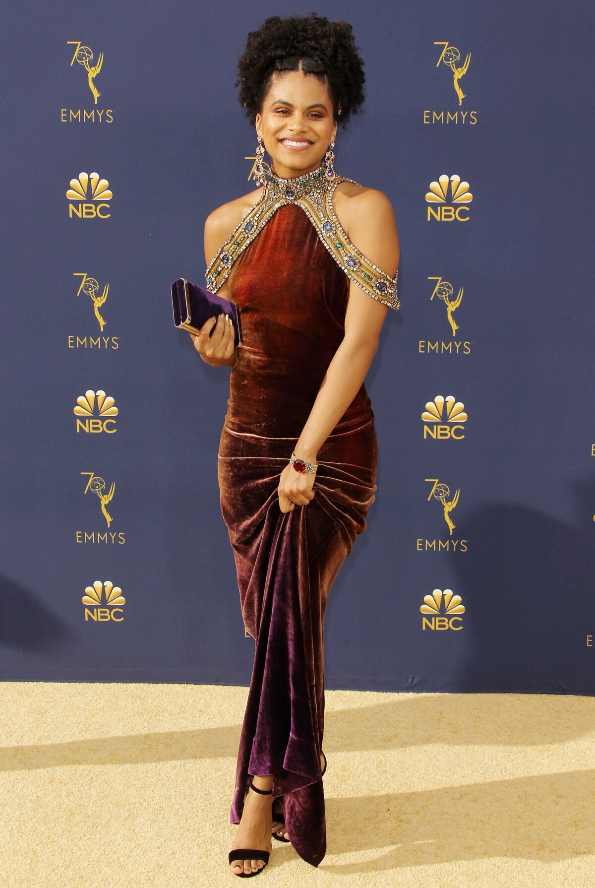 Photo : Zazie Beetz au 70ème Primetime Emmy Awards au théâtre Microsoft ...