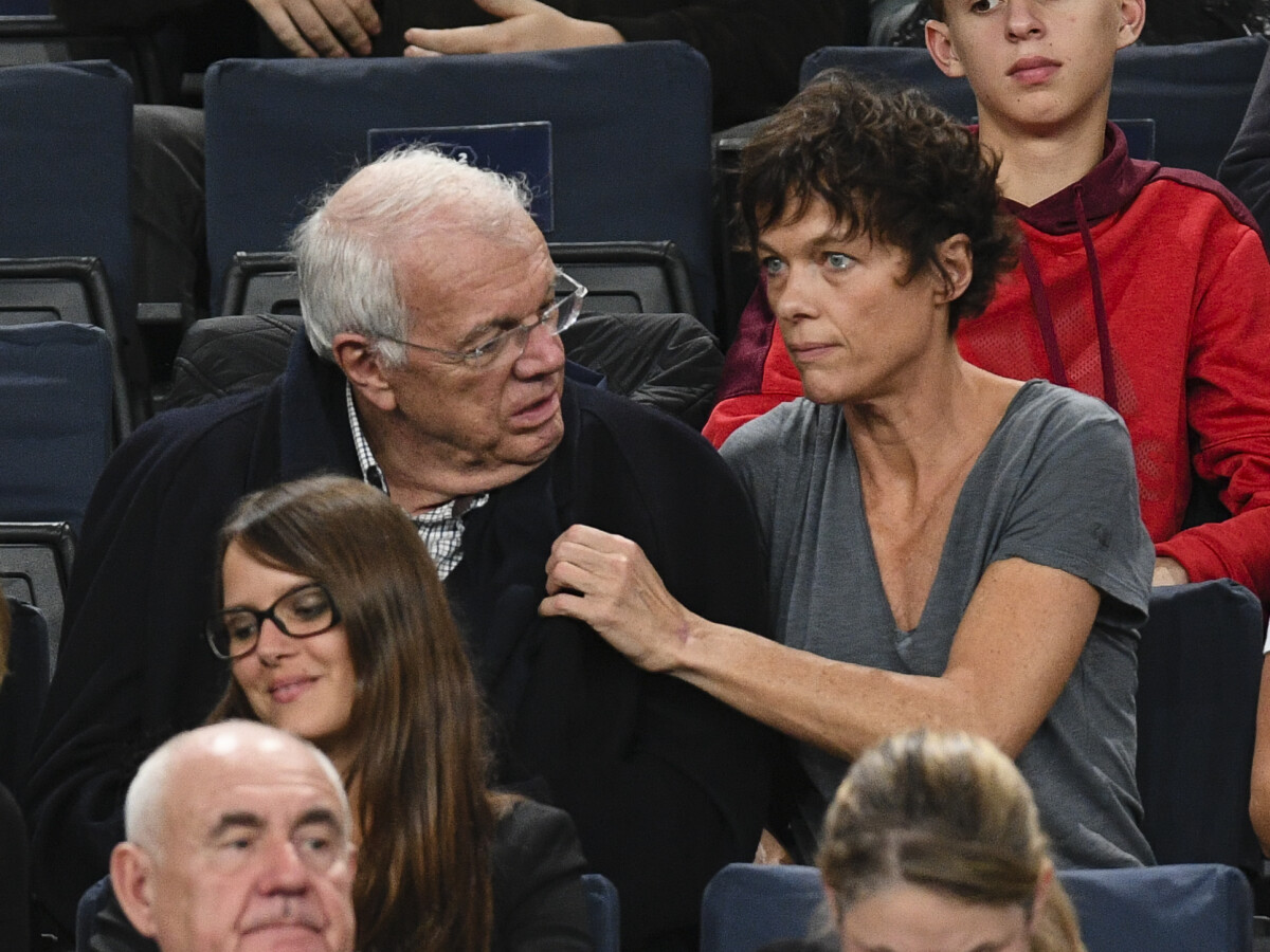 Photo : Anne Le Nen et son papa à la demi-finale entre J. Sock et J ...
