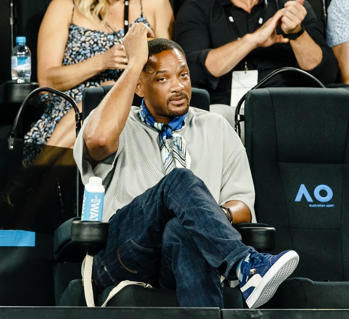 Photo : Will Smith assiste à un match de l'Open d'Autralie à Melbourne ...