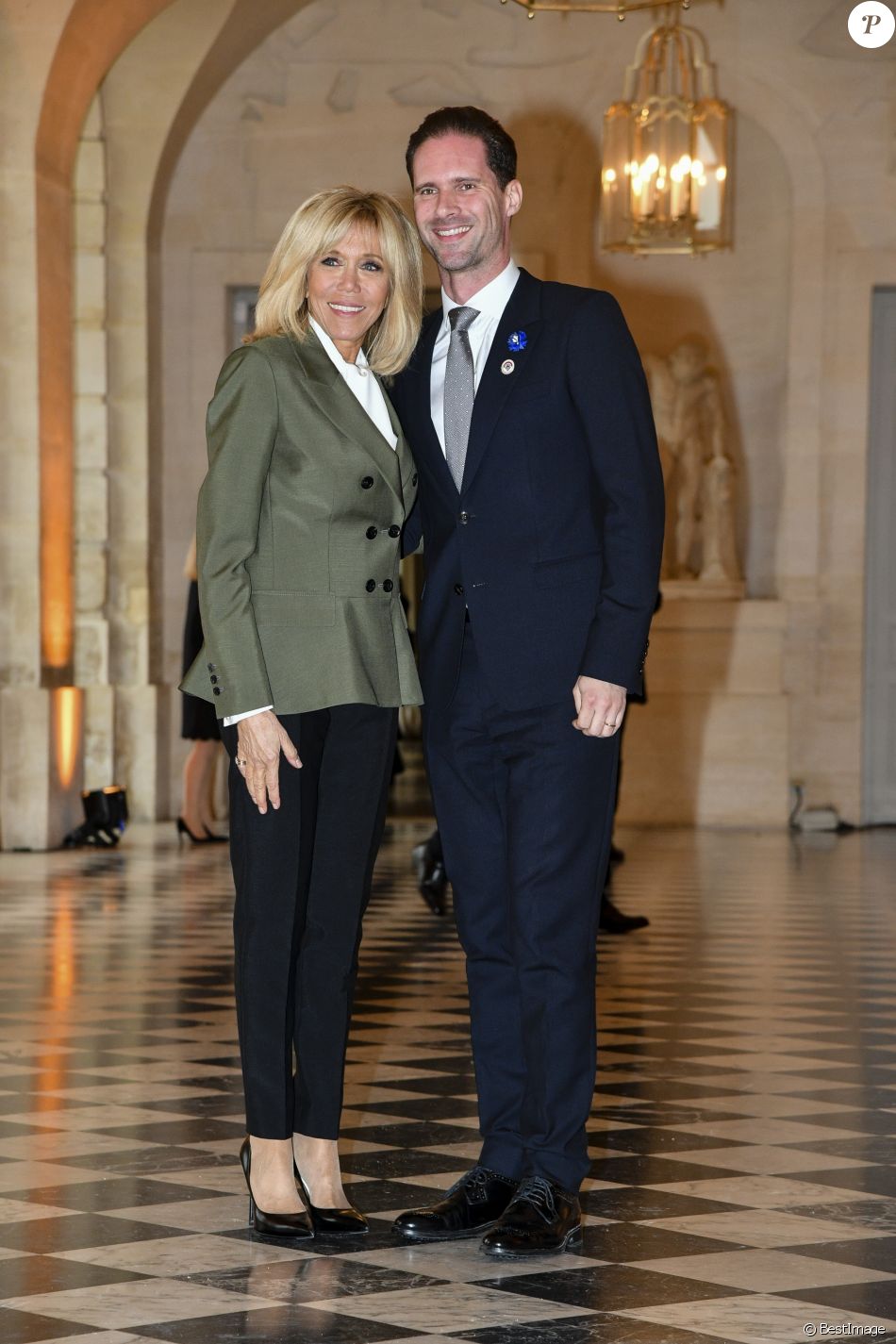 Brigitte Macron et Gauthier Destenay (Mari du premier ministre du ...