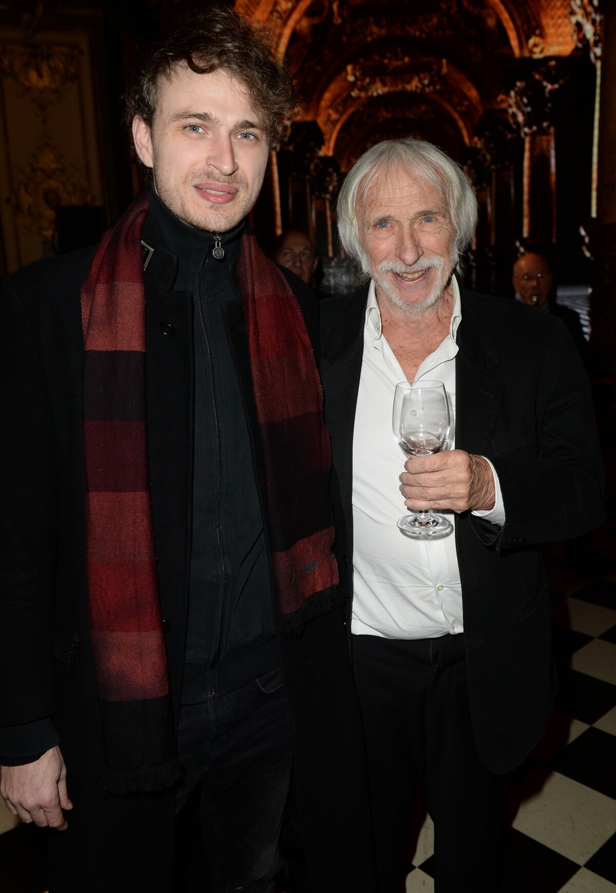 Photo : Pierre Richard et son petit-fils Arthur Defays - Inauguration ...