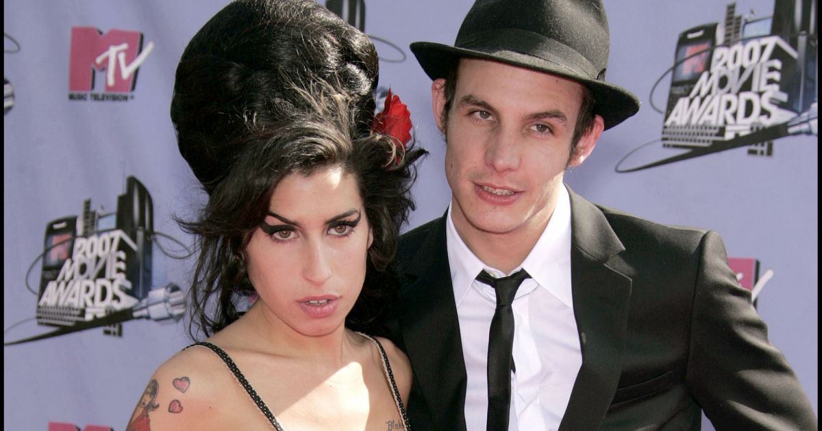 Amy Winehouse et son mari Blake Fielder-Civil à Los Angeles en juin ...