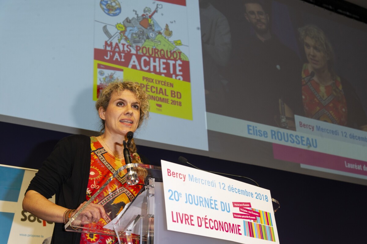 Photo : Exclusif - Elise Rousseau (lauréate du Prix lycéen spécial BD d ...
