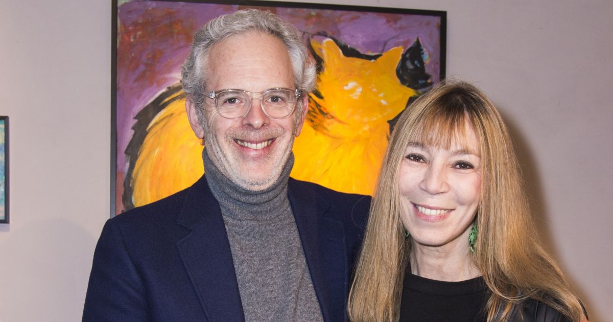 Thomas Lenthal et son épouse Victoire de Castellane lors du vernissage ...