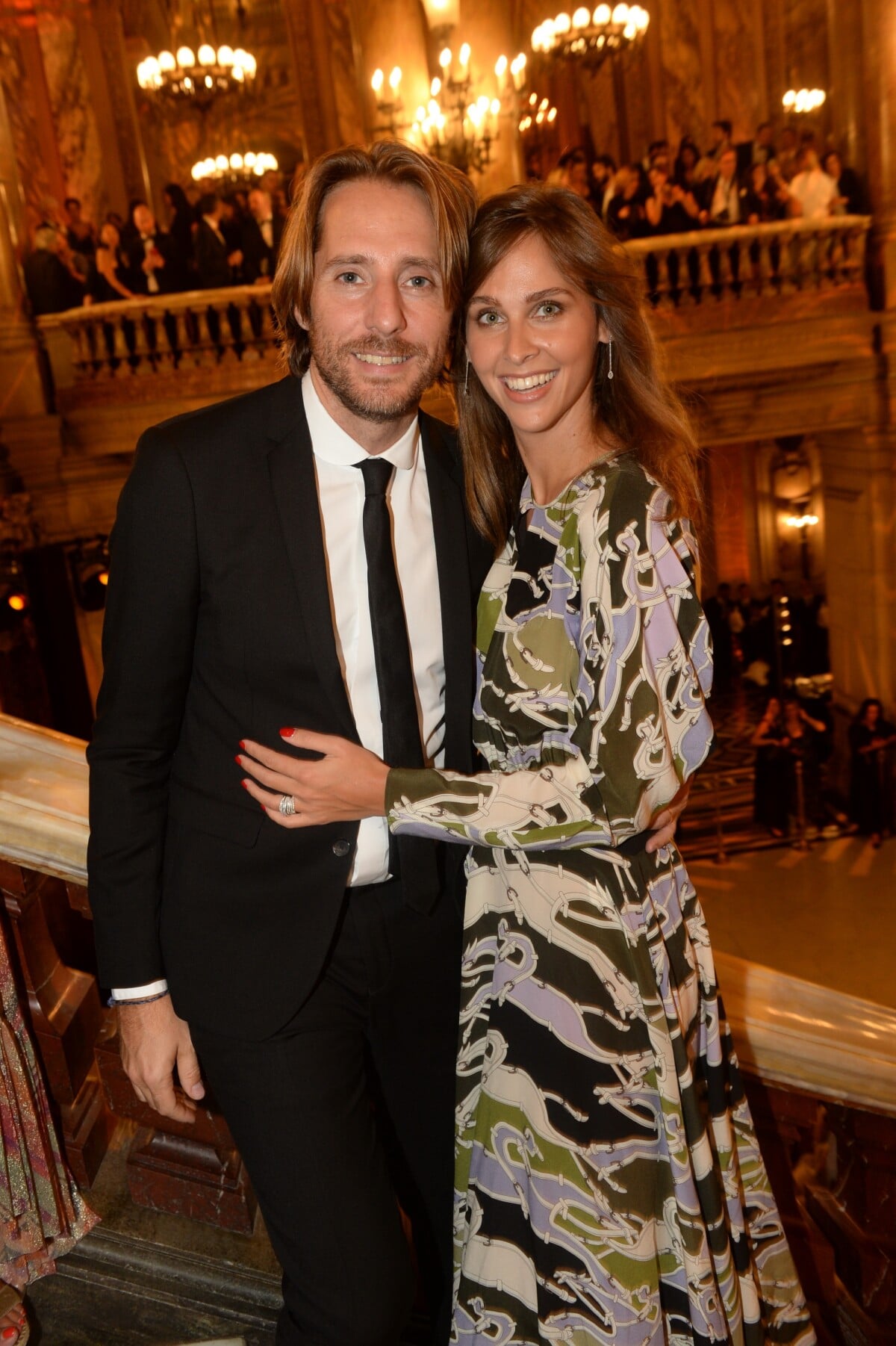 Photo : Semi-exclusif - Ophélie Meunier et son mari Mathieu Vergne - Soirée du 70ème ...