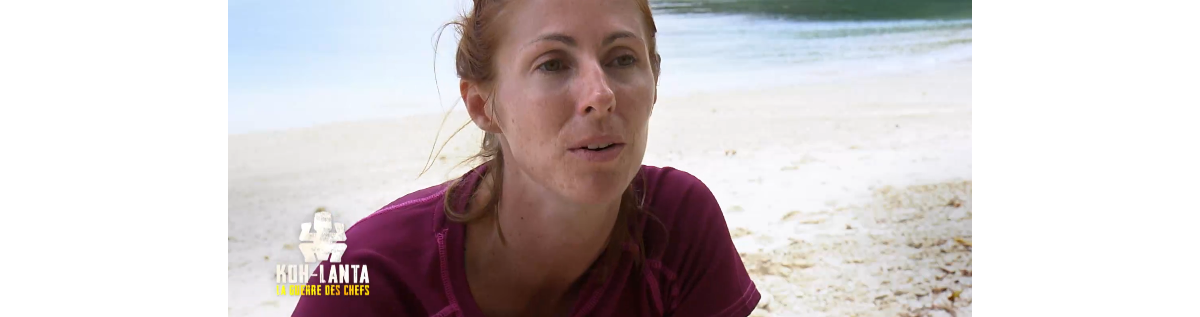 Photo : Emilie lors du premier épisode de "Koh-Lanta, la guerre des ...