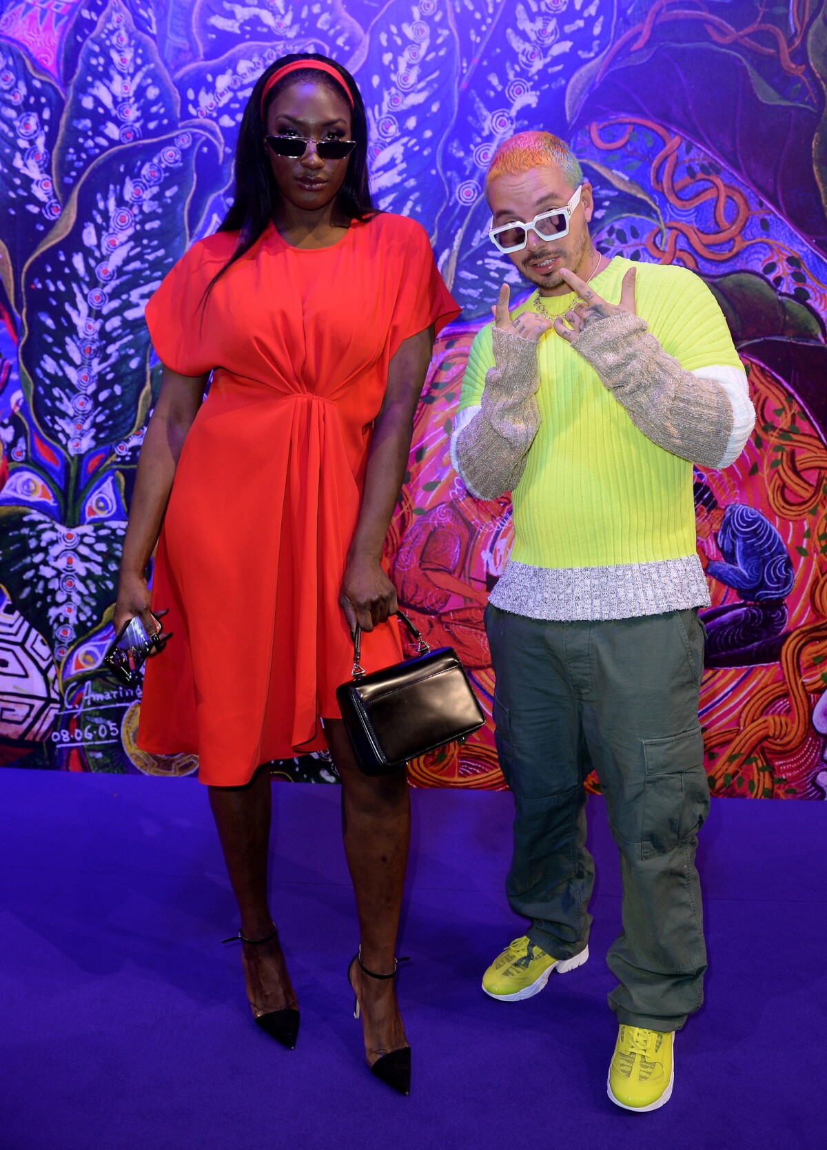 Photo : Exclusif - Aya Nakamura, J Balvin - People au défilé Kenzo ...