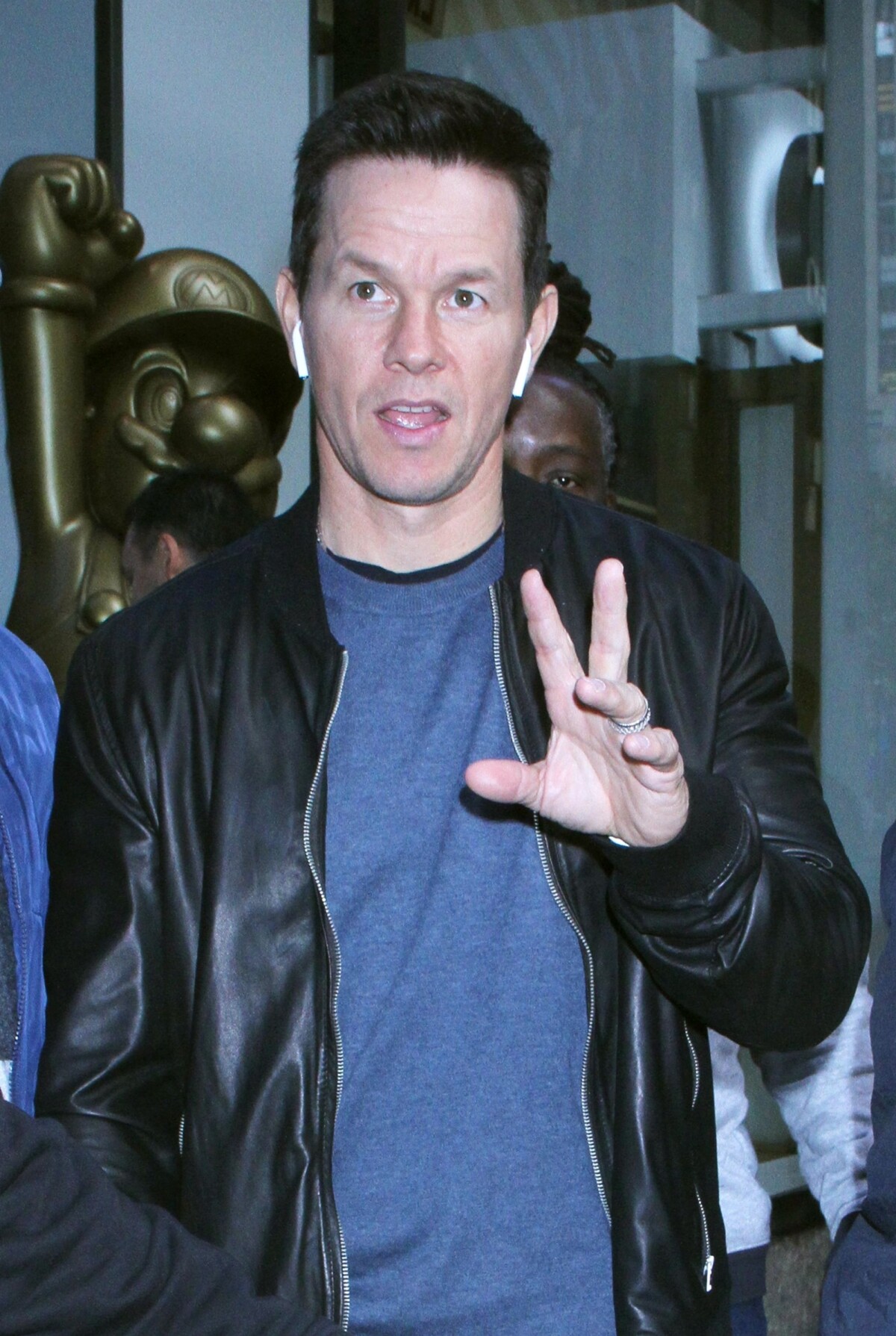 Photo : Mark Wahlberg à son arrivée dans les studios NBC pour l ...