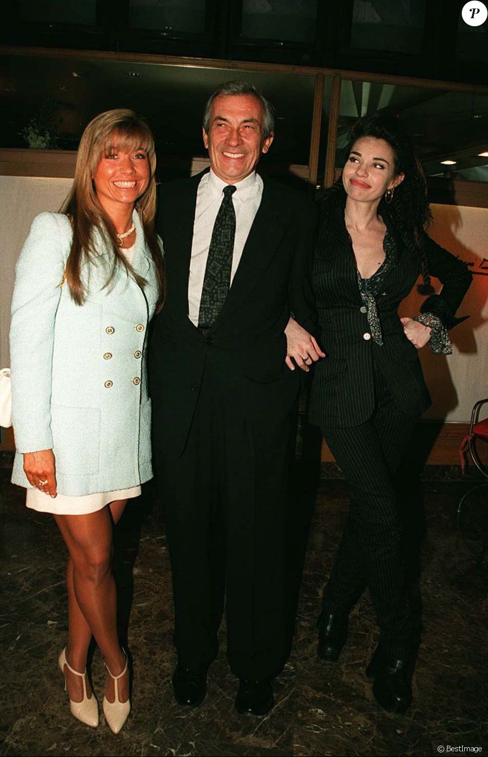 Jean-Louis David, Natty Belmondo et Béatrice Dalle lors de l ...