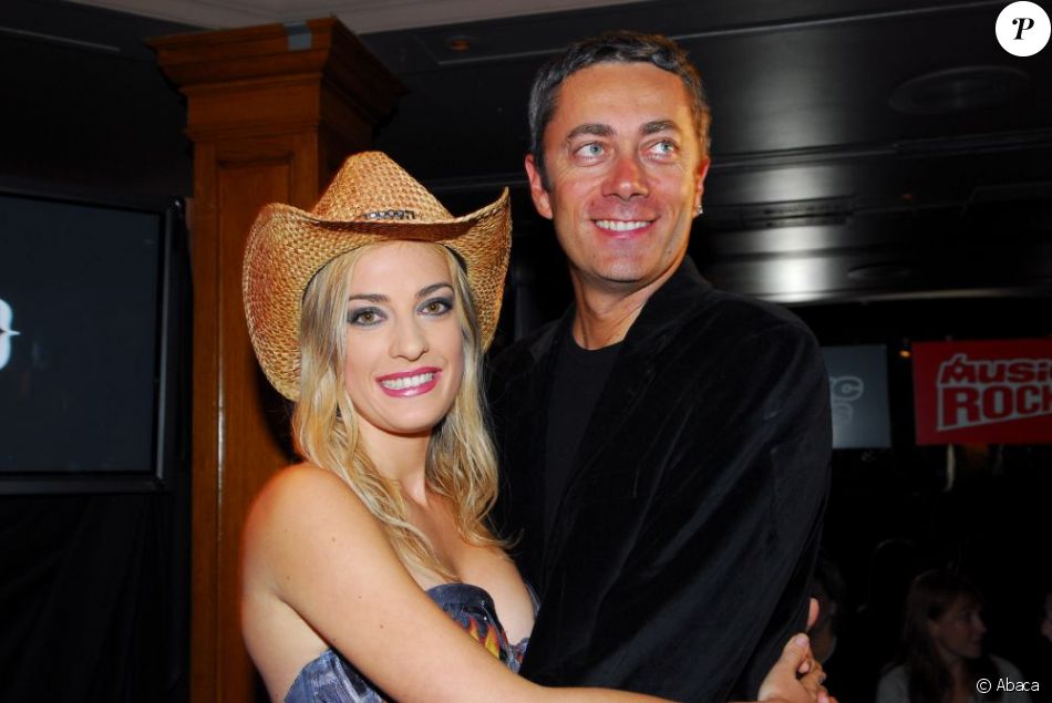 Eve Angeli et son ex-mari Michel Rostaing à la soirée M6 TV, à Paris ...