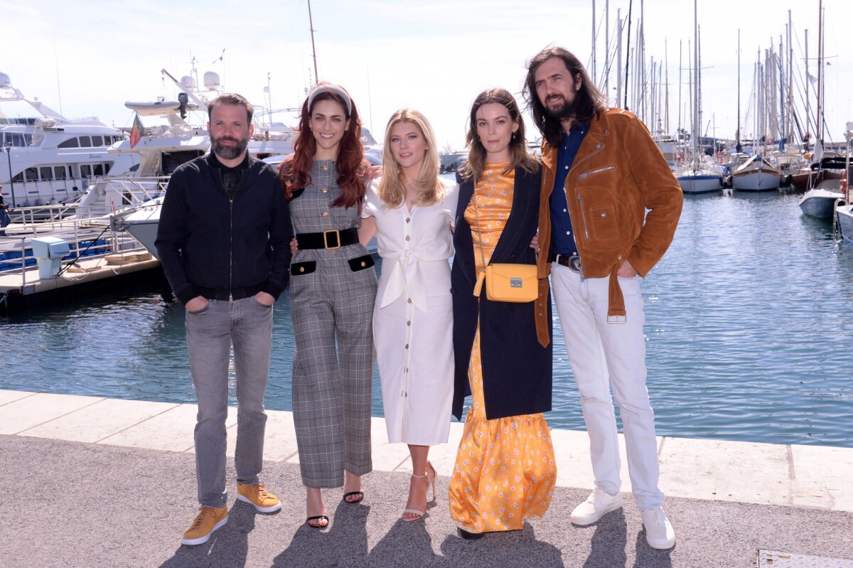 Photo : Baran Bo Odar, président du jury, Miriam Leone, Katheryn ...