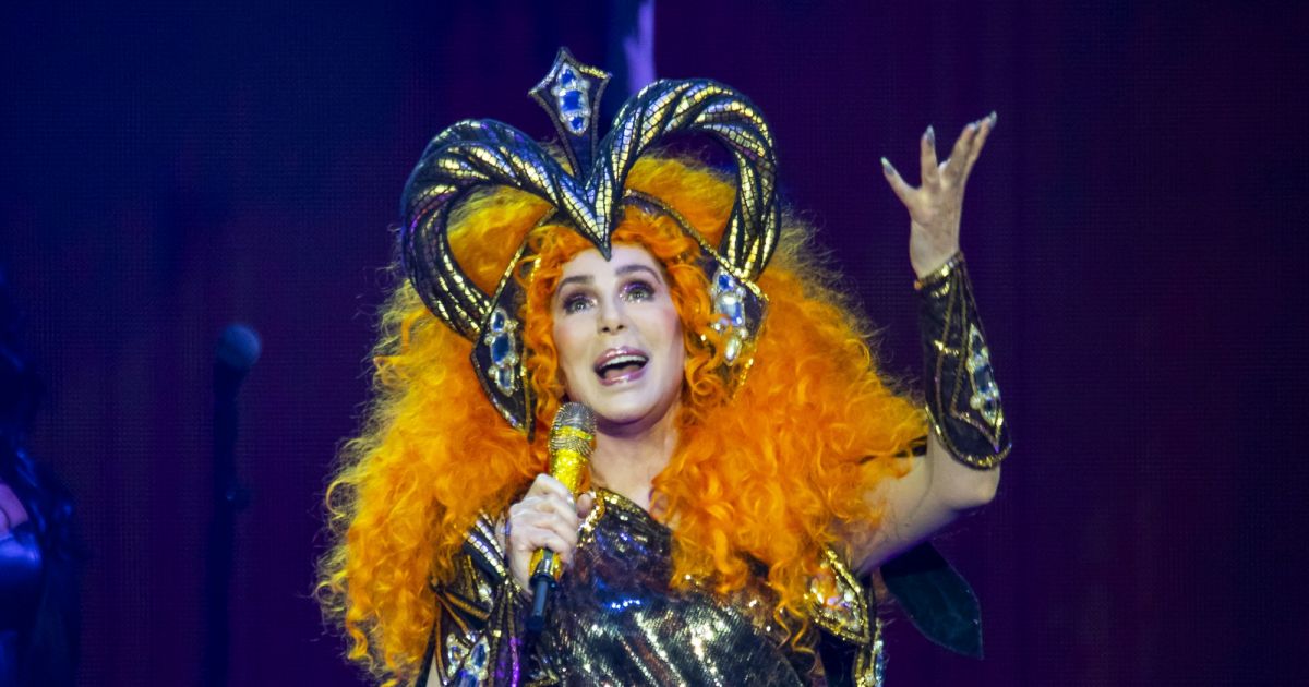 Cher en concert à Detroit le 12 février 2019. - Purepeople