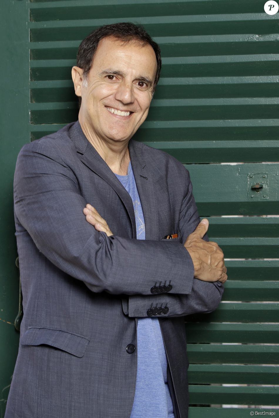 Portrait de Thierry Beccaro. Le 26 août 2018 à Paris. - Purepeople