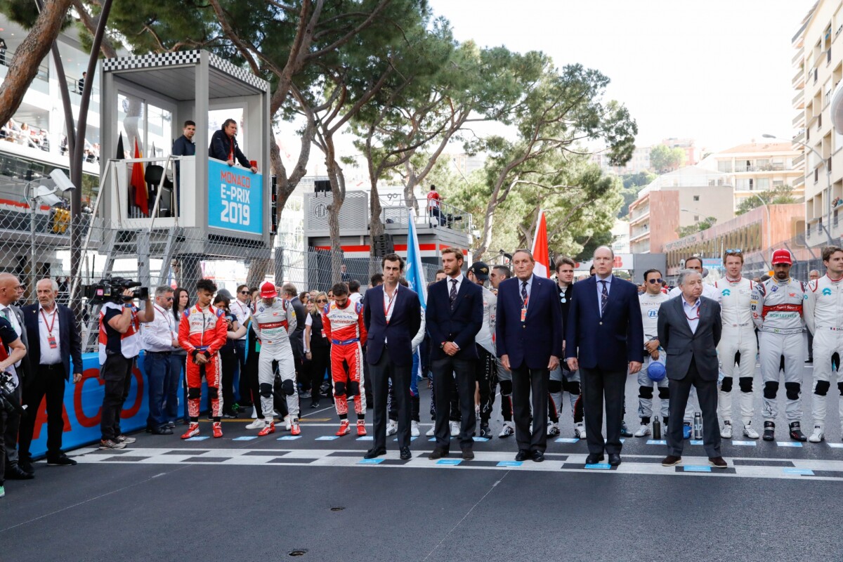 Photo : Le prince Albert II de Monaco, Michel Boeri, président de l ...