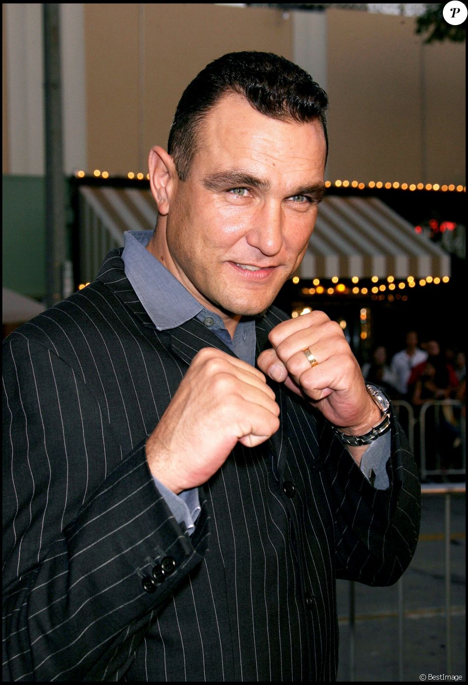 Vinnie Jones lors de la première du film Babel à Los Angeles, le 5 ...
