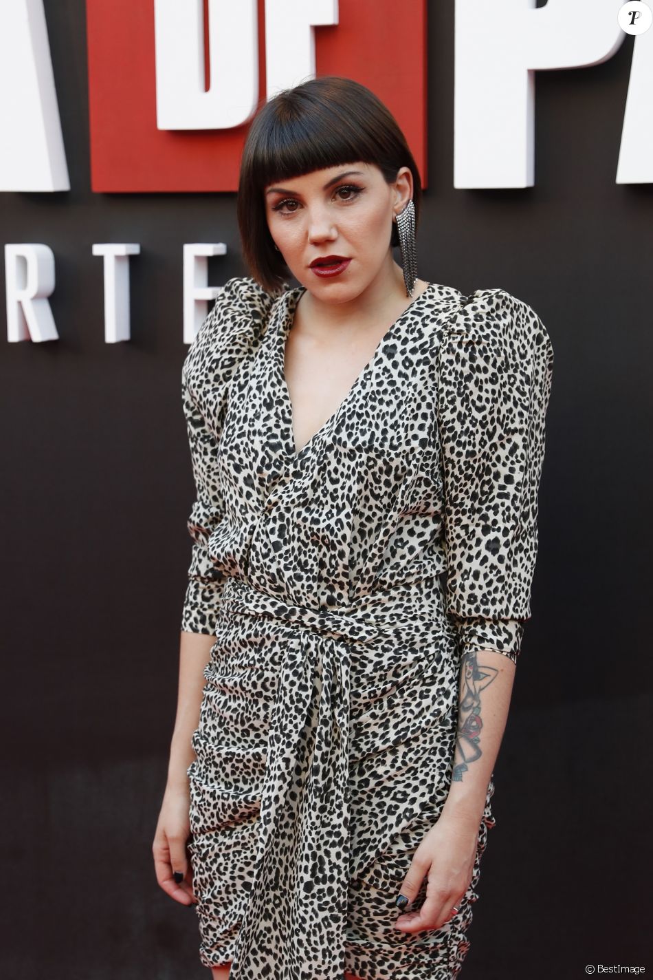 Angy Fernandez lors de la première de La Casa De Papel - Saison 3 à ...