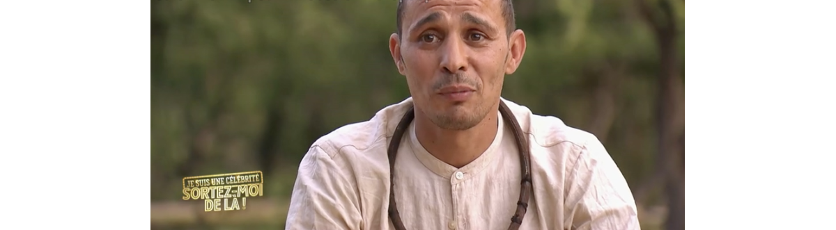 Photo : Brahim Asloum dans "Je suis une célébrité, sortez-moi de là ...