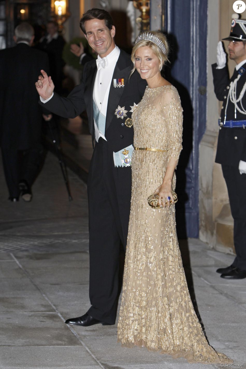 Le Prince Paul de Grece (le diadoque Pavlos) et la princesse Marie ...