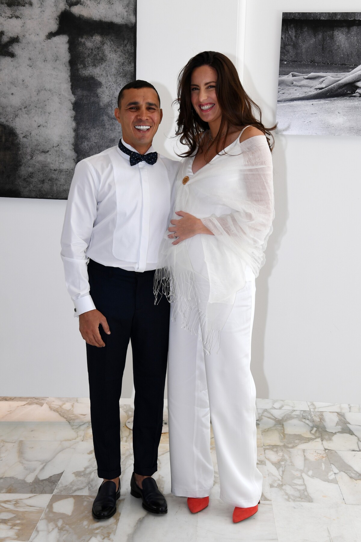 Photo : Exclusif - Mariage de Brahim Asloum et Justine Pouget à la ...