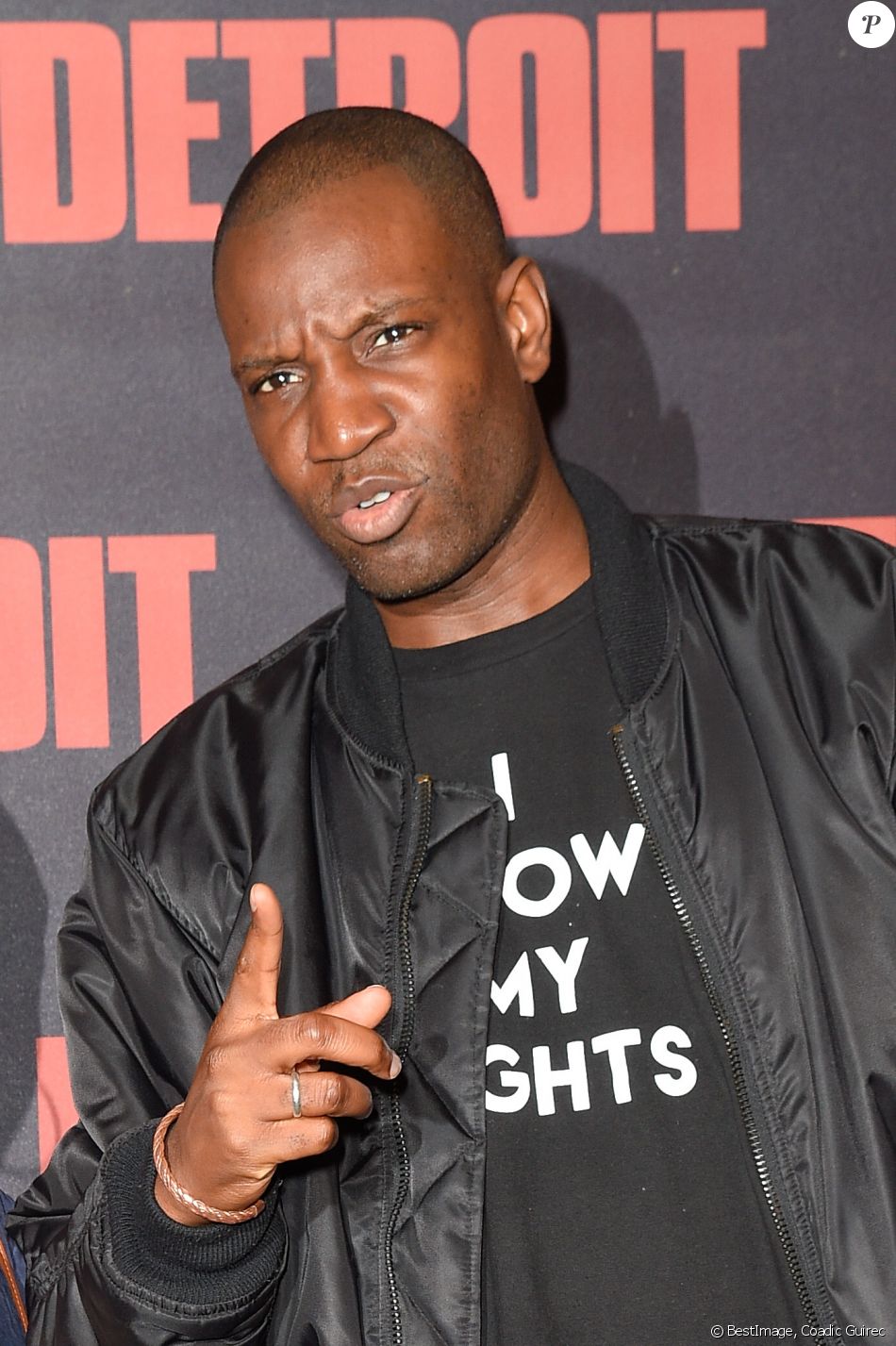 Abd Al Malik - Avant-première du film Detroit au cinéma UGC Normandie à ...