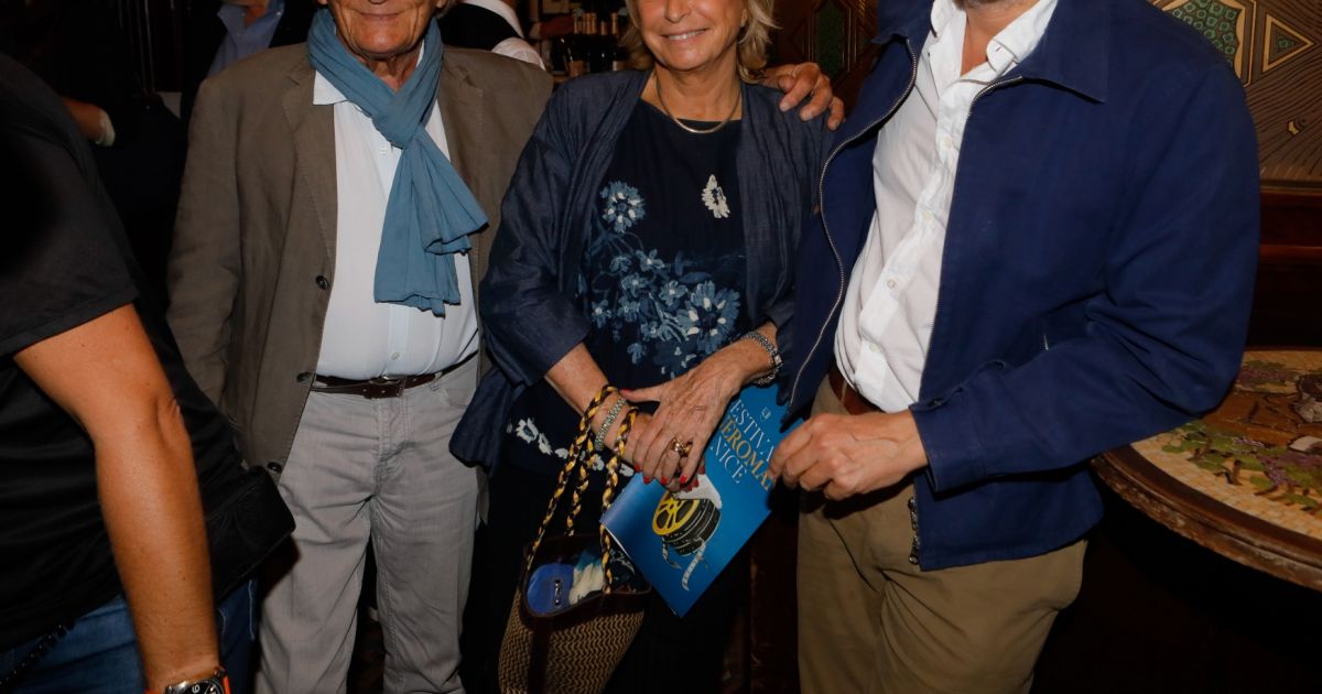 Philippe Tesson, Danièle Thompson et son fils Christopher Thompson ...