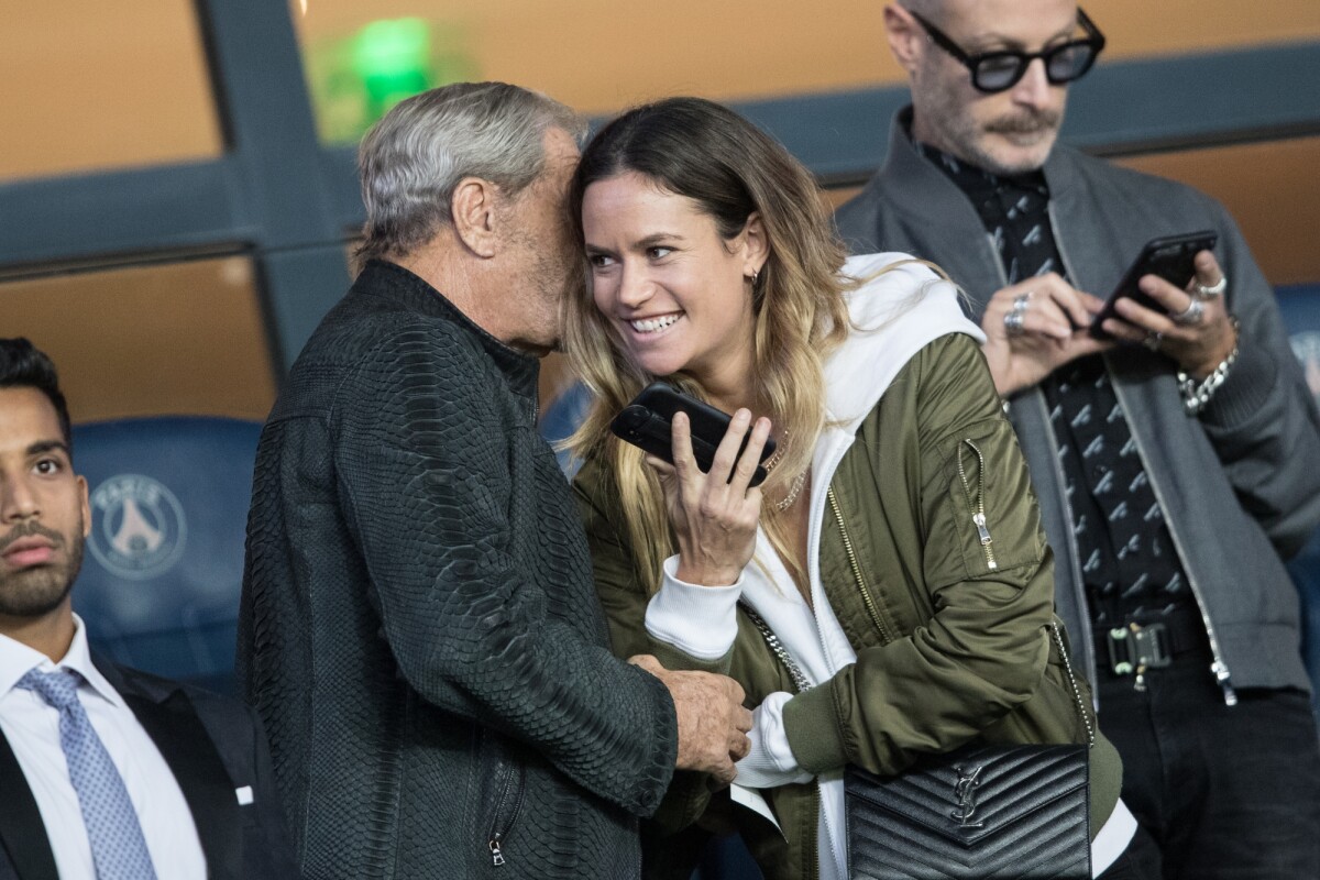 Photo : Jean-Claude Darmon dans les tribunes lors du match UEFA Ligue ...